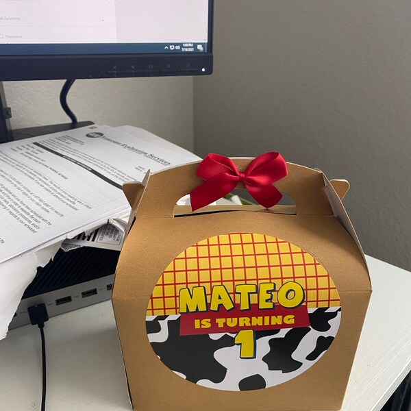 TOY STORY Birthday Party Activity Box | PERSONALISED | Childrens Gift ...