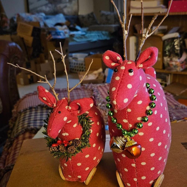 Tilda Reindeer Tutorial and Pattern Pdf, PDF Reindeer Pattern, Rag ...