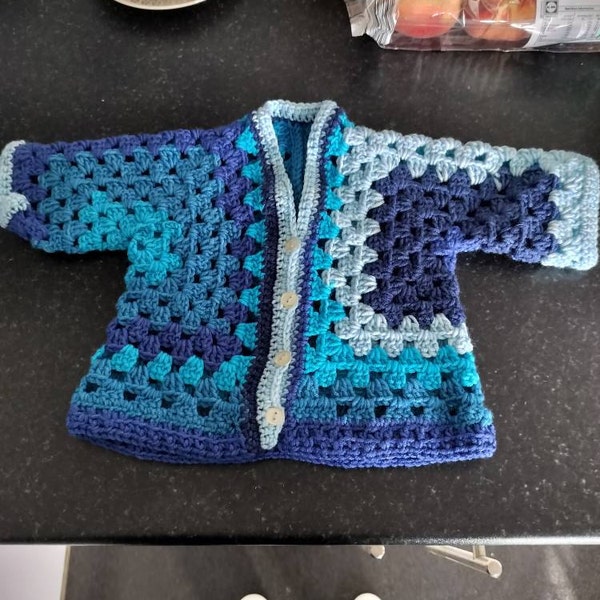 Granny Square Hexi Cardi 0 - Adult Girls Ladies Boho Hexagon Jacket ...