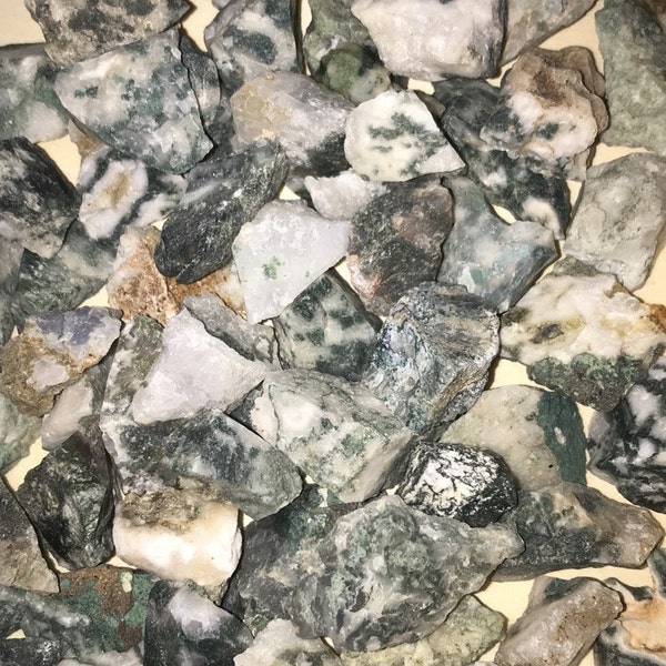 Tree Agate Rough Natural Stones: Choose Ounces or Lb Bulk Wholesale ...