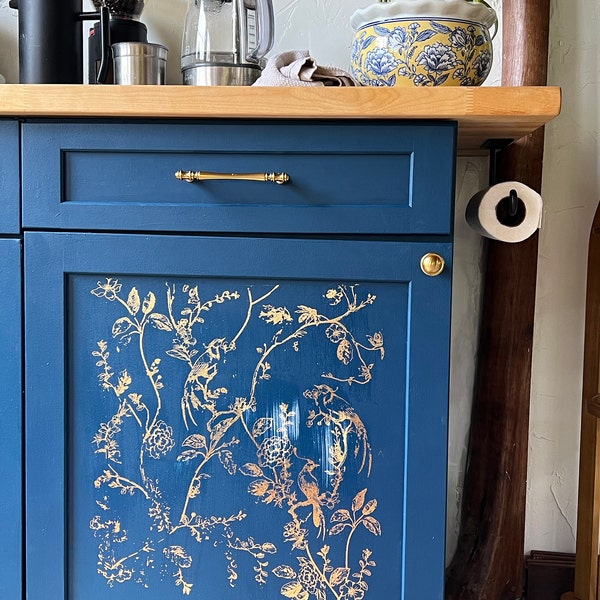 Decor Transfers Gold Foil Kacha – A Bird Song – Total Sheet Size 18″x24 ...