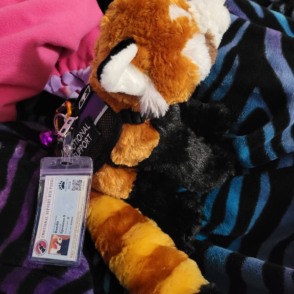 ESSA Red Panda Emotional Support Plush Stuffed Animal Personalized Gift ...