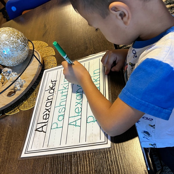 Trace & Erase Alphabet Workbook | Dry Erase, Learn to Write Letters ...