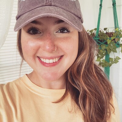 Personalized Baseball Hat, Custom Baseball Cap, Handwriting Script ...