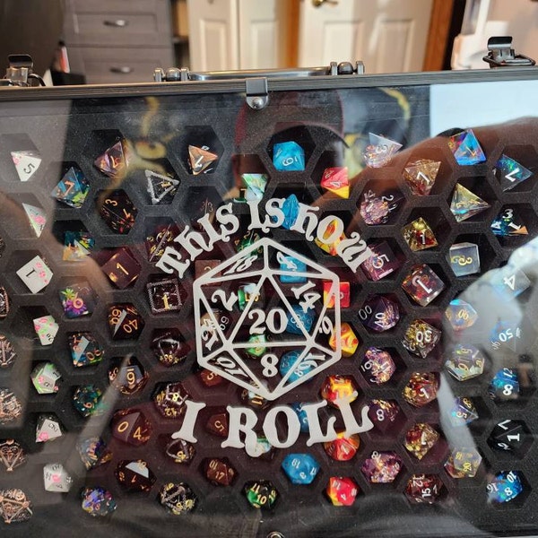 This is How I Roll | Chest of Hoarding | 26 Set Capacity | Plexi Glass ...
