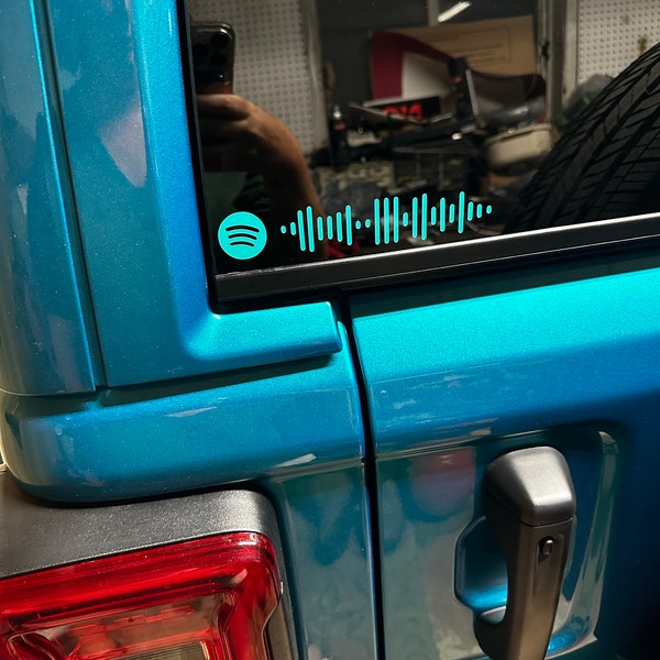 Custom Spotify Song Code Vinyl Decal - Song Code Sticker - Music Code ...