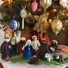 Holy Night Nativity Scene Light, Hand Felted Christmas Manger Charms ...