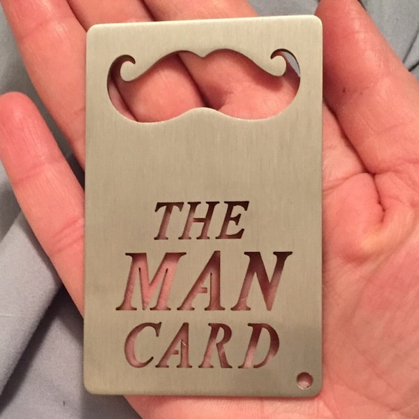 Best Man Card, Credit Card Sized Bottle Opener - Etsy