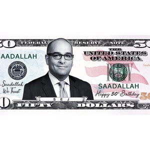 Personalized 100 Dollar Bill Prints, Perfect for the Bride, Birthday ...