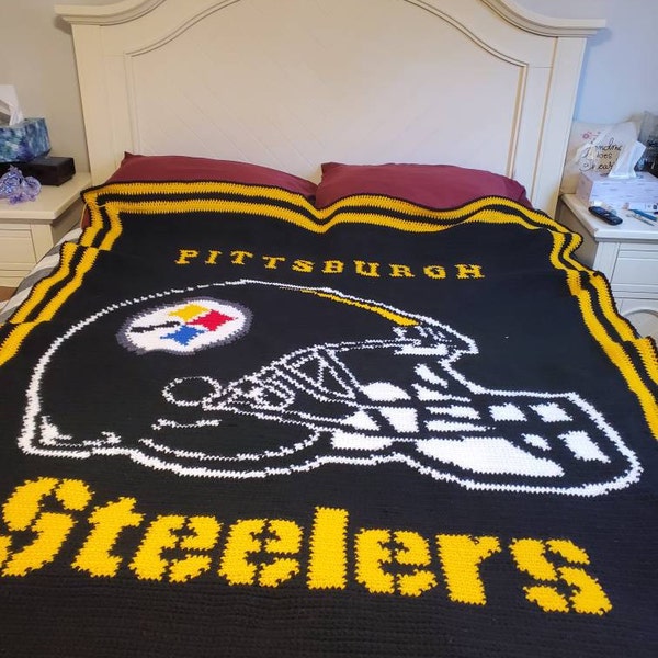 Pittsburgh Steelers Crochet Pattern - Etsy