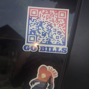 Josh Allen's Drawing Mafia Car Decal, Buffalo Sticker, Water Bottle ...