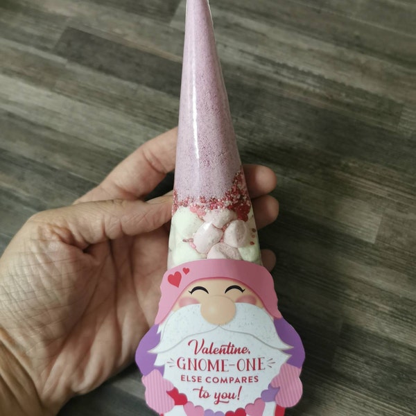 Valentine Gnome Printables, Gnome Treat Bag, Valentine Printable ...