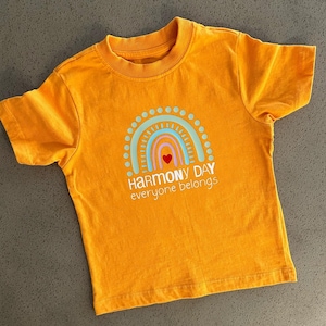 Harmony Day Design Rainbow SVG PNG Harmony Day Shirt Design Everyone ...
