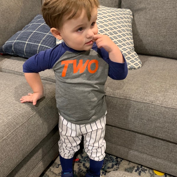 Boys Navy Pinstripe Baseball Pants: Kids T-ball Uniform - Etsy