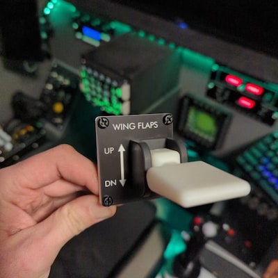 Landing Gear Lever With Indicator Lights Flight Simulator - Etsy