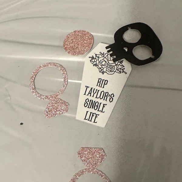 40 Pieces Till Death Do Us Part Confetti| Gothic Engagement| Gothic ...