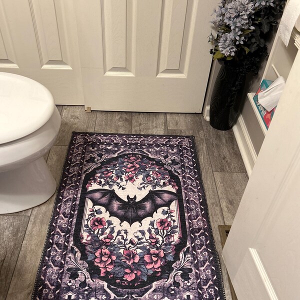 Vintage Farmhouse Decor Pig Rug, Cute Animal Rug for Maximalist Home ...