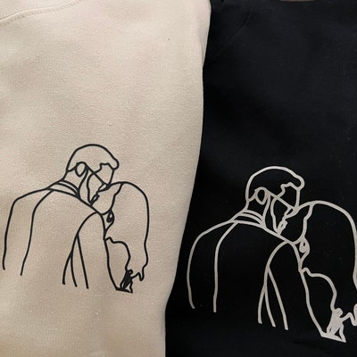 Custom Text on the Neck and Names on the Sleeve Sweatshirt or Hoodie ...