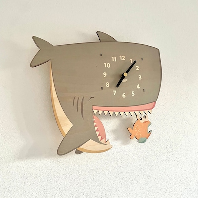 Bigfoot Pendulum Clock Sasquatch Clock Kids Clock - Etsy