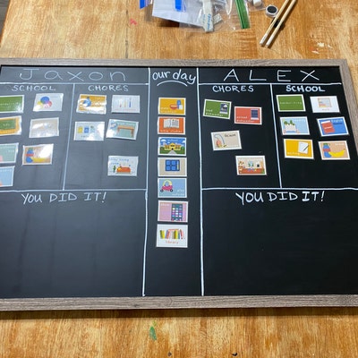 Weekly Routine Cards & Charts for Kids, Visual Calendar, Daily Rhythm ...