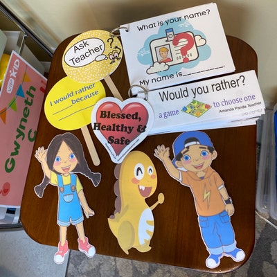 Online Teacher Prop, Grammar Teaching Tools Digital Download, Three in ...