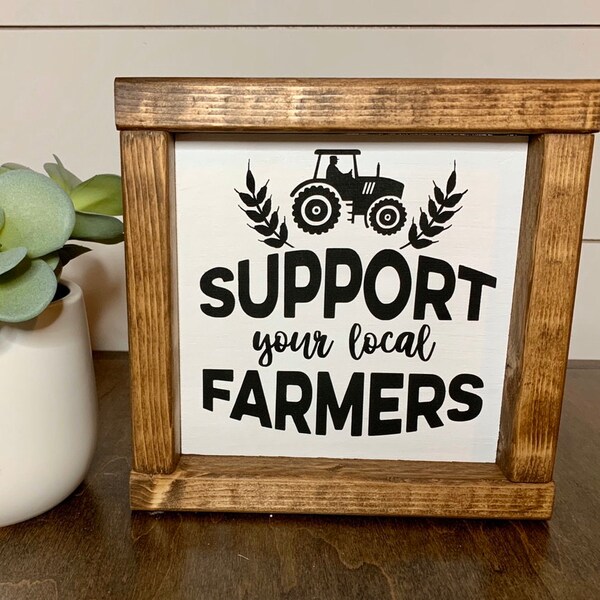 Support Your Local Farmers SVG Farm Svg Thank a Farmer Svg Farm Clipart ...