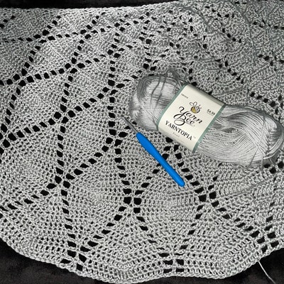 Mandala Shawl Crochet Pdf Pattern INSTANT Downloadq - Etsy