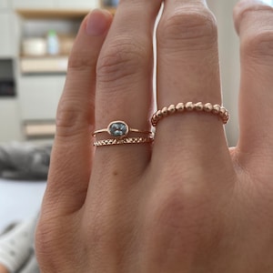 Mixed Metal Raindrop Rings Set - Etsy