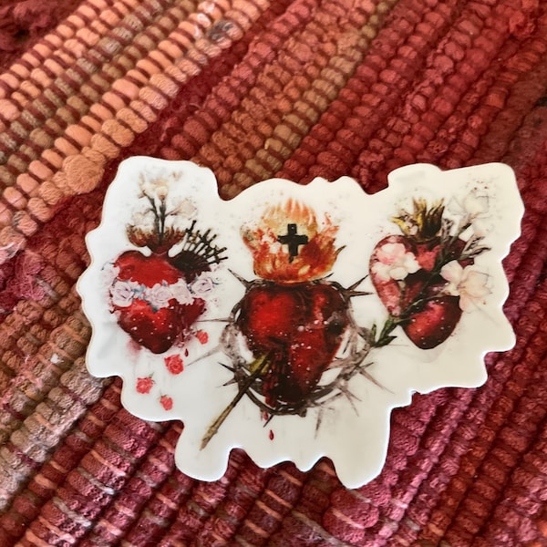 Sacred Heart of Jesus & Immaculate Heart of Mary Printable Image Bundle ...