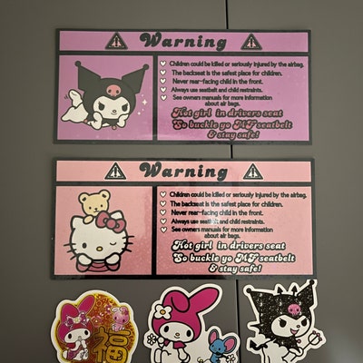 Carebears Cute Car Warning Sticker Super Kawaiicar - Etsy