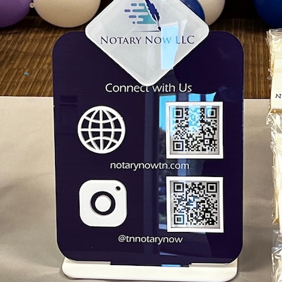Pop up Shop Sign Multi QR Code QR Code Sign Instagram - Etsy