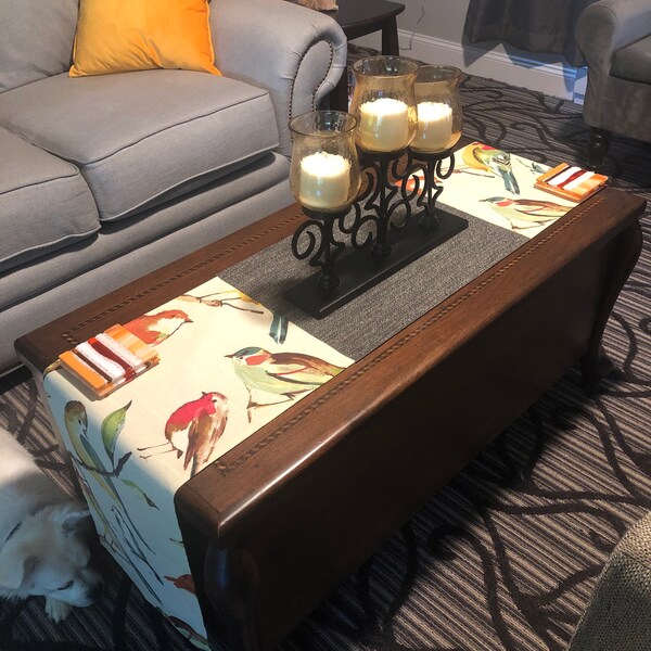 13 X 70 Rifle Paper Co Wildwood Collection Mint Floral Table Runner ...