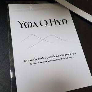 Hiraeth Print, Welsh Gift, Welsh Sayings - Etsy