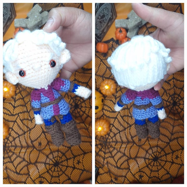 Astarion Amigurumi Doll Pattern - Baldur's Gate 3 - Etsy