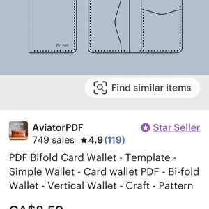 PDF Pattern Video Tutorial Leather Padfolio Business Leather - Etsy