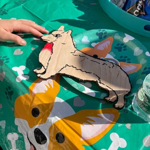 Pembroke Welsh Corgi 002 Wooden Shape Cutout for Crafting, Home & Room ...