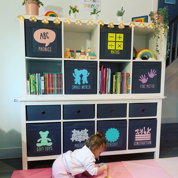 Toy Storage Decals | Toy Labels | Toy Box Stickers | Self-adhesive ...