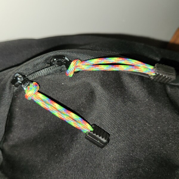 10 Pack Snake Weave Neon Zipper Pulls 2 Inches Long | KYA Paracord ...