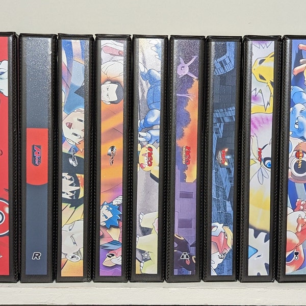 Sword & Shield Series FRONT Binder Covers - Pokemon TCG - Organize ...