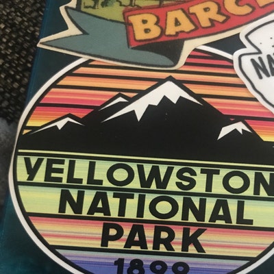 Yellowstone National Park Wyoming Decal Sticker Vinyl - Etsy