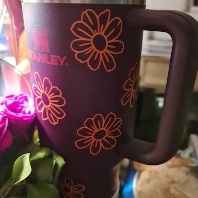 Stanley Stickers, Tumbler Flowers Decals Sheets, Stanley Accessories ...