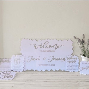 Acrylic Stand for Wedding Signs Acrylic Sign Base Acrylic - Etsy
