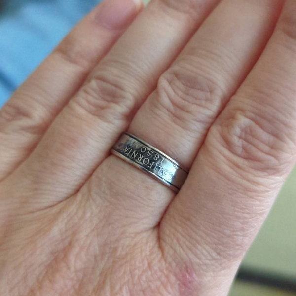 State Quarter Ring, 50 States, Coin Rings, Coin Jewelry, Numismatics ...