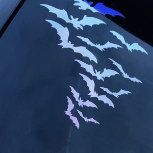 Bat Decal Bats Goth Car Accessories Spooky Bitch Goth Car Decor Goth ...