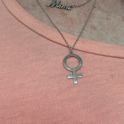 Feminist Necklace, Female Symbol Necklace, Kamala Harris, Feminist ...