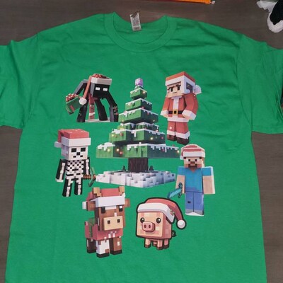 Minecraft Christmas Png Bundle, Minecraft Icons, Video Game Png, 100 ...