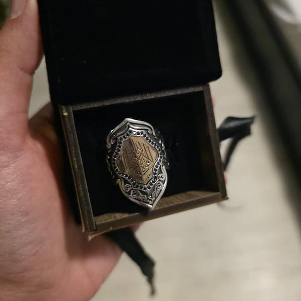 Engraved Handmade Seal of Solomon Design Ring,925 Sterling Silver Ring ...