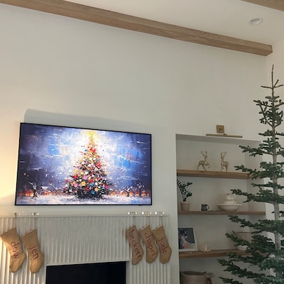 Fall Frame TV Art Fall Pumpkin Vintage Painting Digital Download ...