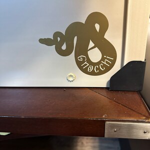 Customizable Name Green Tree Python Emerald Tree Boa Snake Vinyl Decal ...