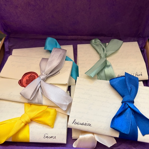 PERSONALISED Letter Trio Set - Invitation to Pemberley Pride ...